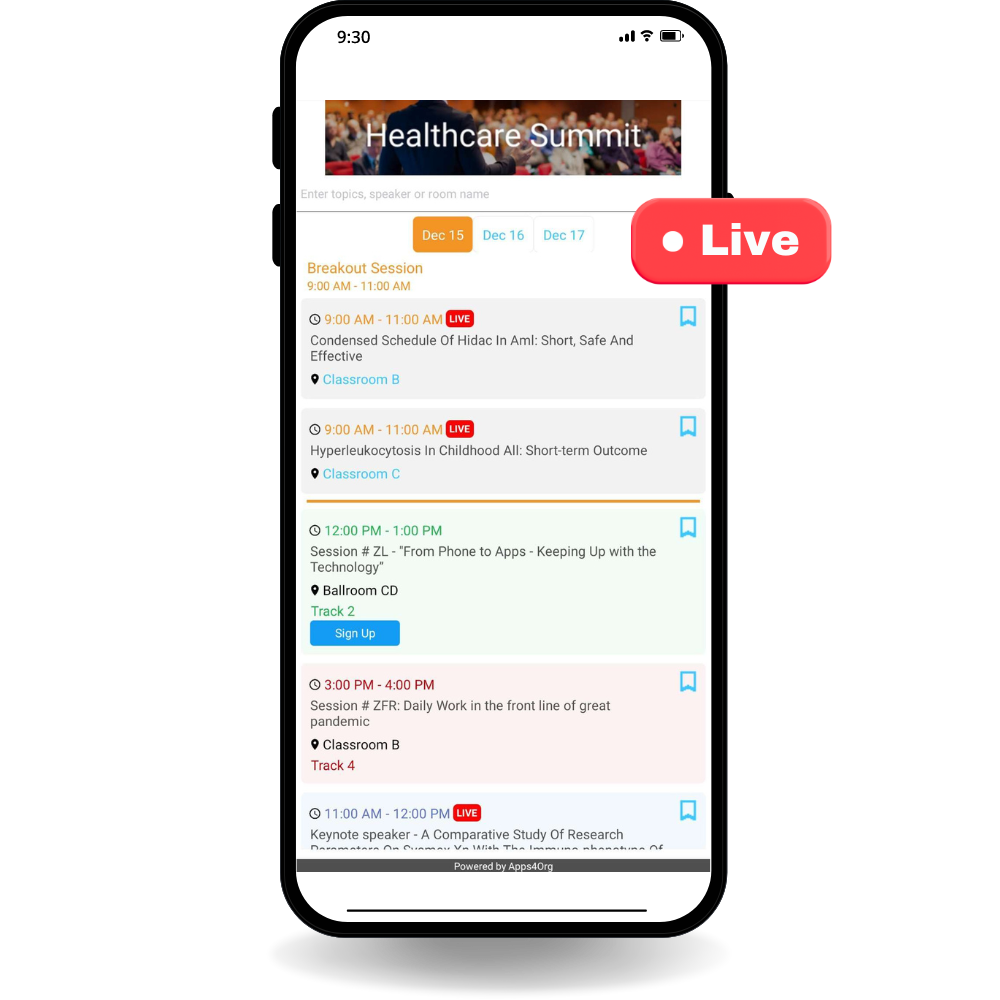 Event Schedule Management Software | Apps4Org
