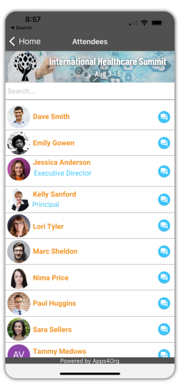 Best Conference App for In-Person and Hybrid Events | Apps4Org