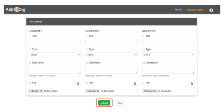 Speaker Profile Submission Instruction - Apps4Org